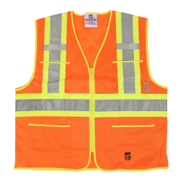 Open Road 6112O-XL ~ Zipper Safety Vest | Ariba Safety